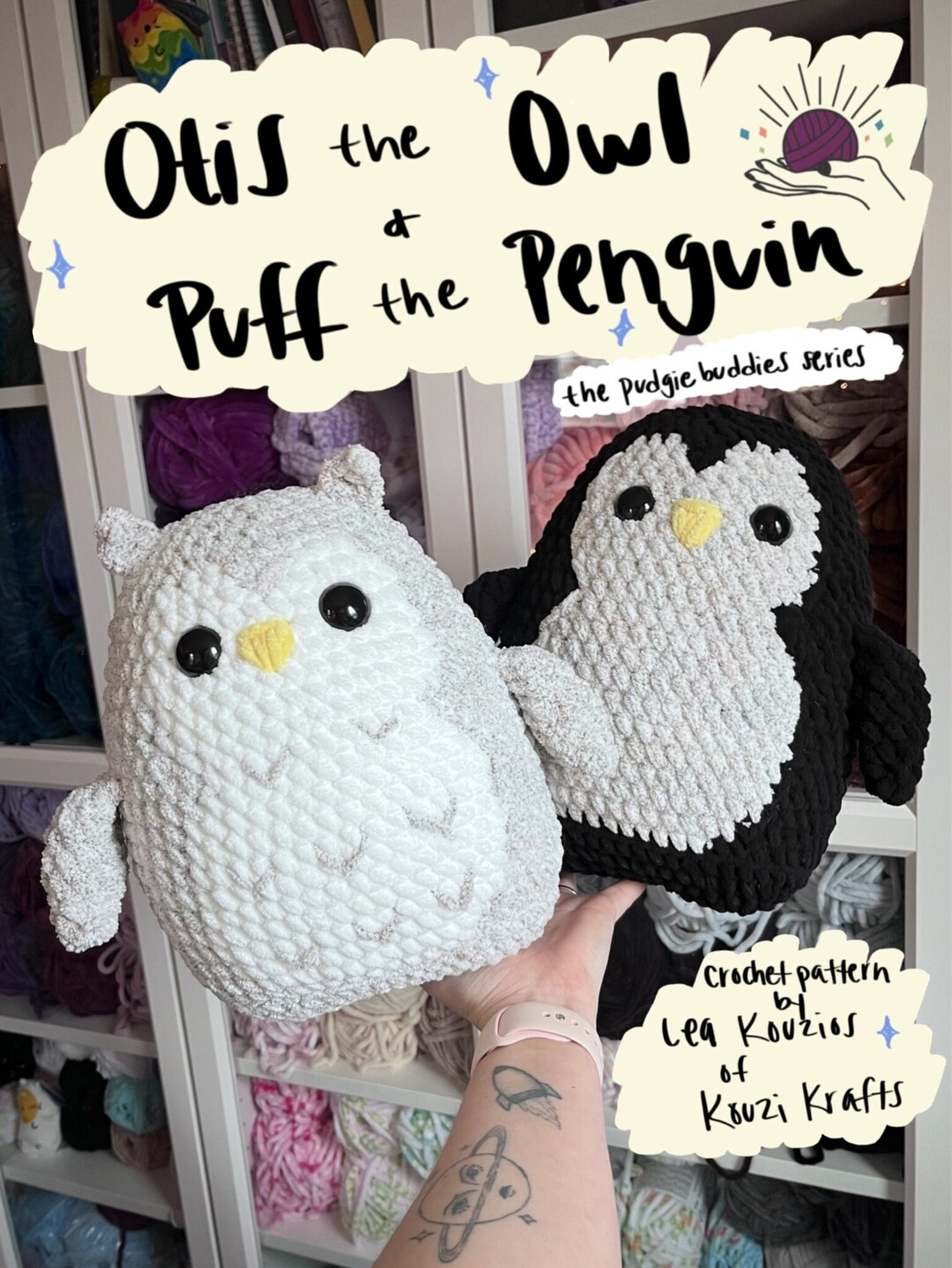 Otis the Owl & Puff the Penguin Crochet Pattern DIGITAL DOWNLOAD - Etsy