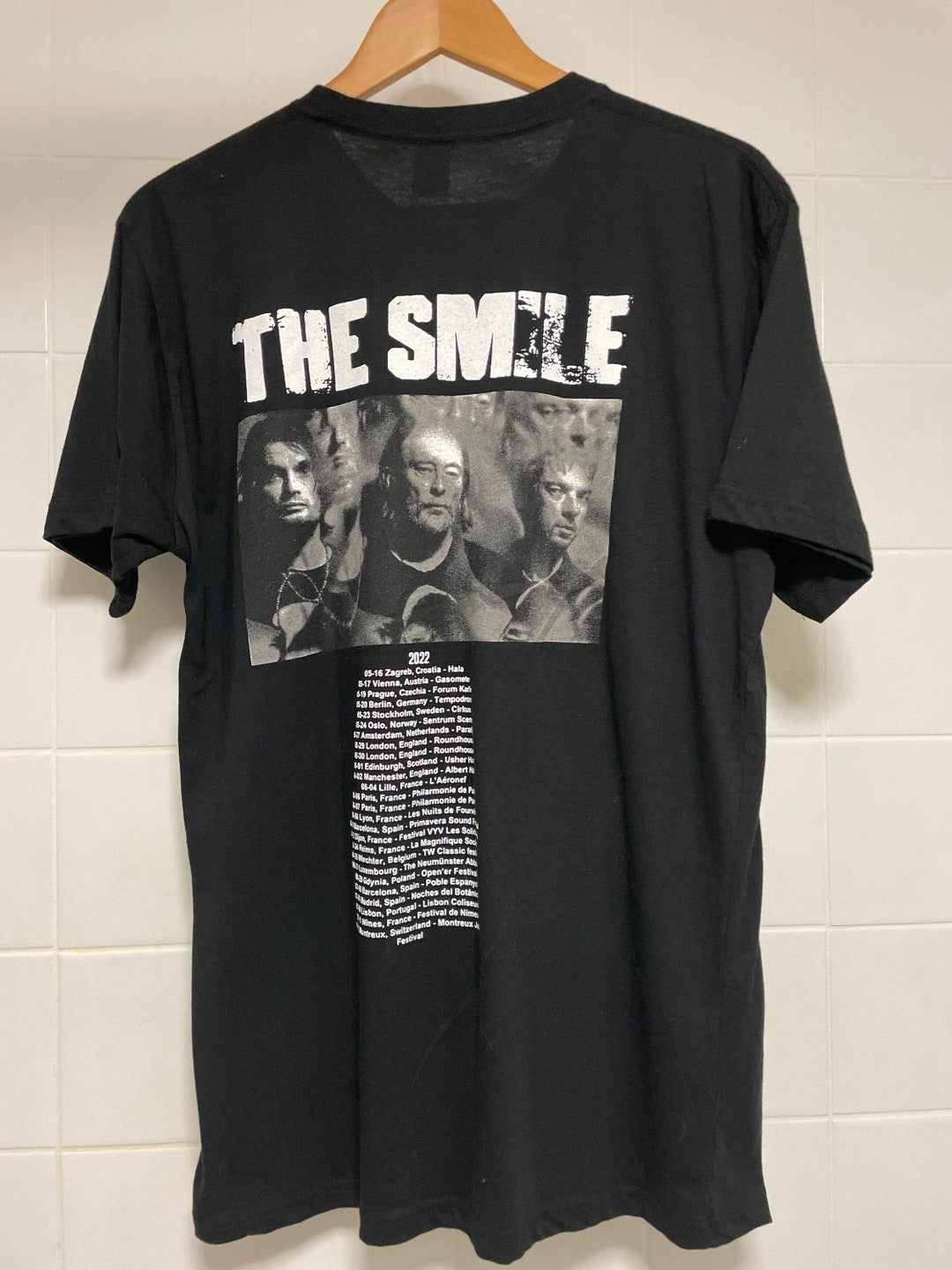 Rare Tee and Vinyl Bundle the Smile (radiohead) Tour T-shirt Size XL ...