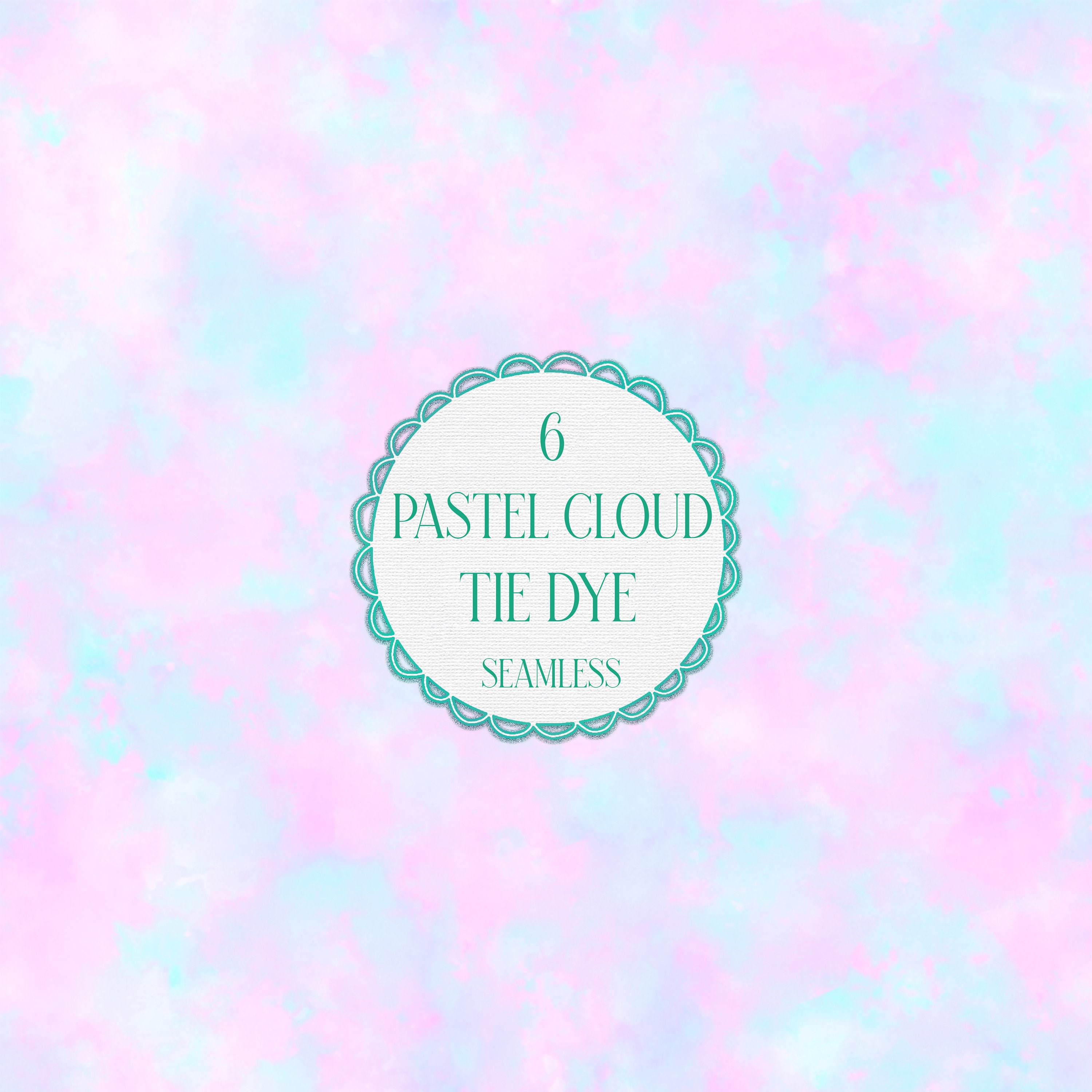 PASTEL TIE-DYE Seamless Digital Patterns Rainbow Background Digital ...