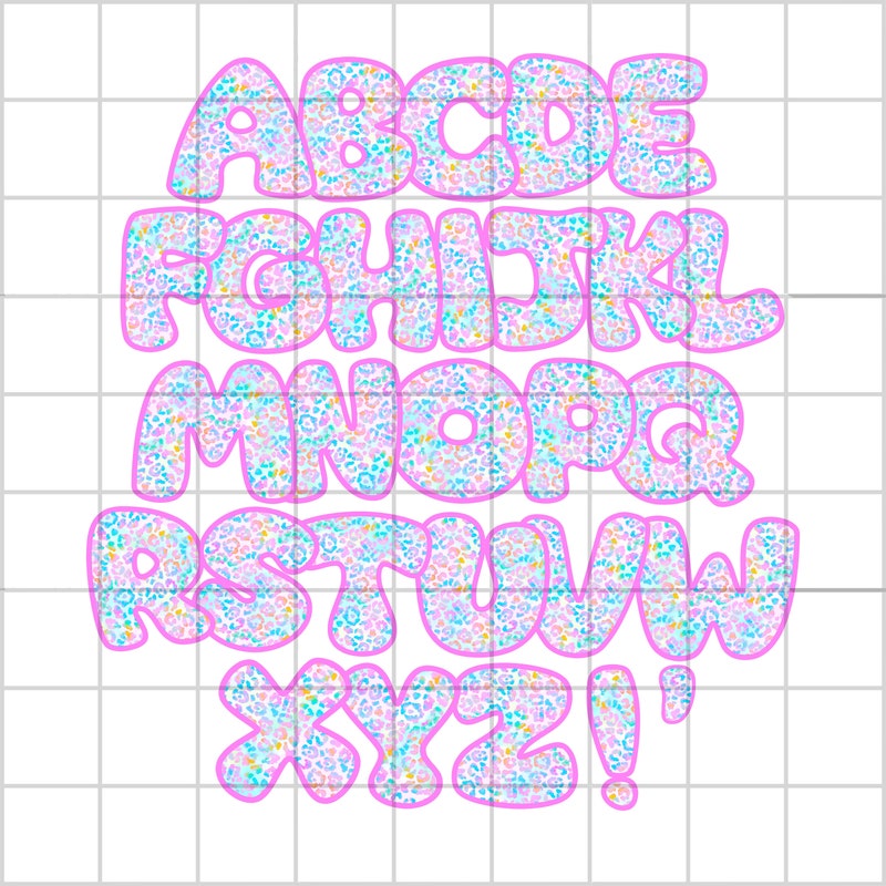 Happy Birthday Bubble Letters - Etsy