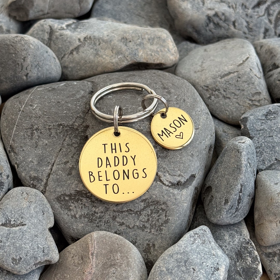 Custom Engraved Father's Day Keyring, Birthday & Christmas Keyring for ...
