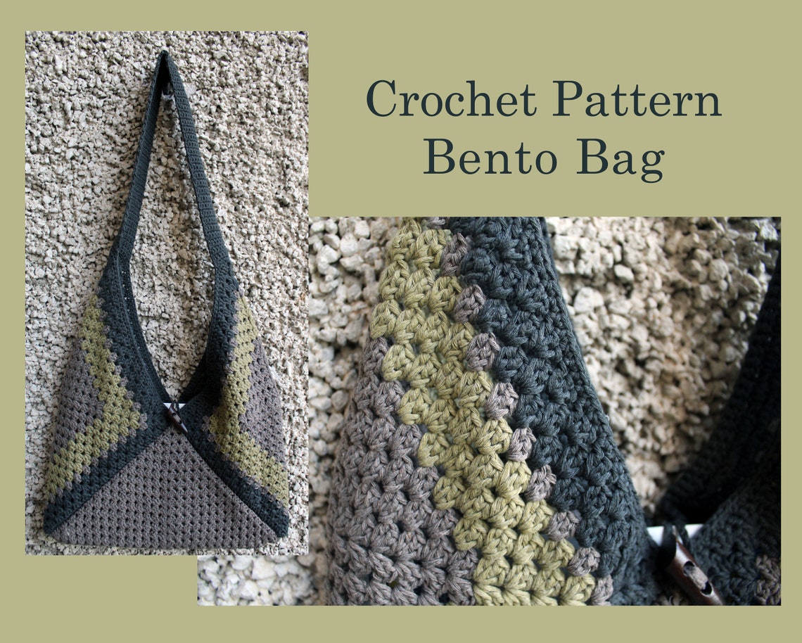Crochet Bento Bag Pattern Crochet Tutorial Handmade Crochet - Etsy
