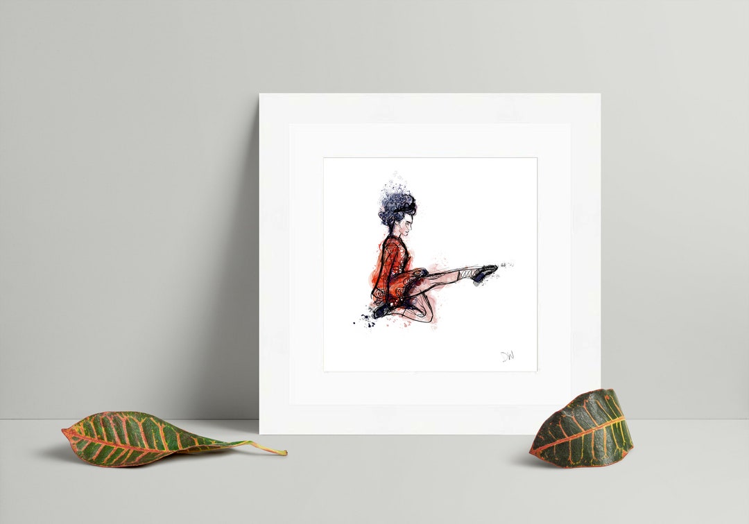 Irish Dancer Painting - Irish Dance - Irish Jig - Dance Teacher Gifts ...