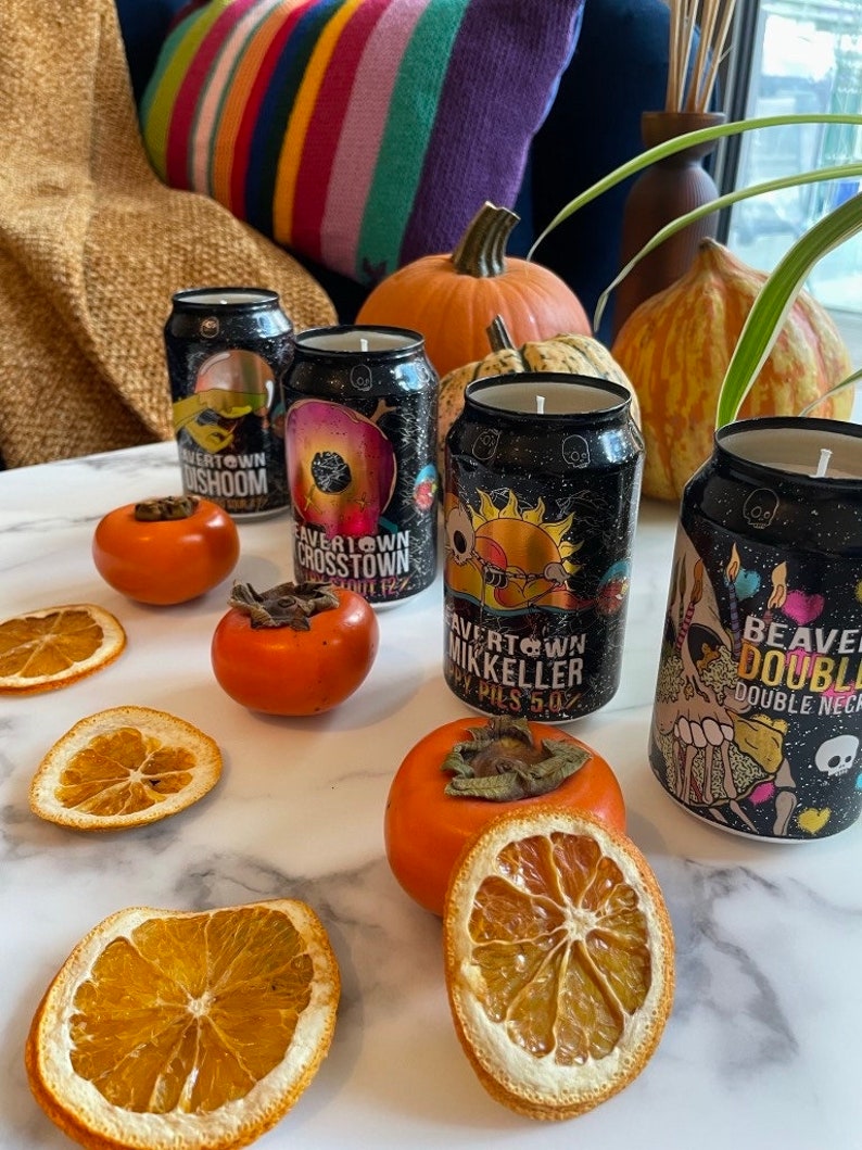 Craft Beer Candle Hand-poured Candle in a Stunning Beer Can - Etsy