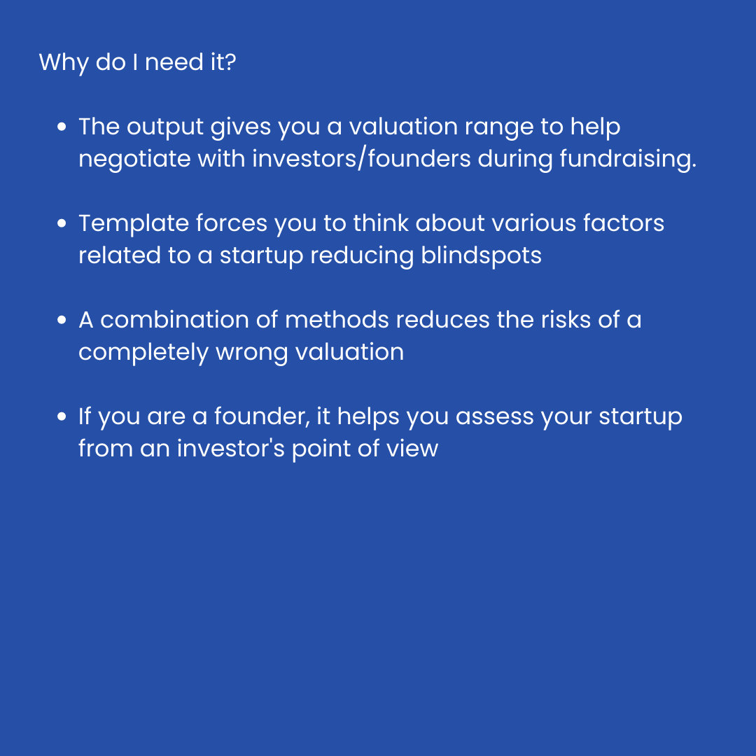Early-stage Startup Valuation Template - Etsy