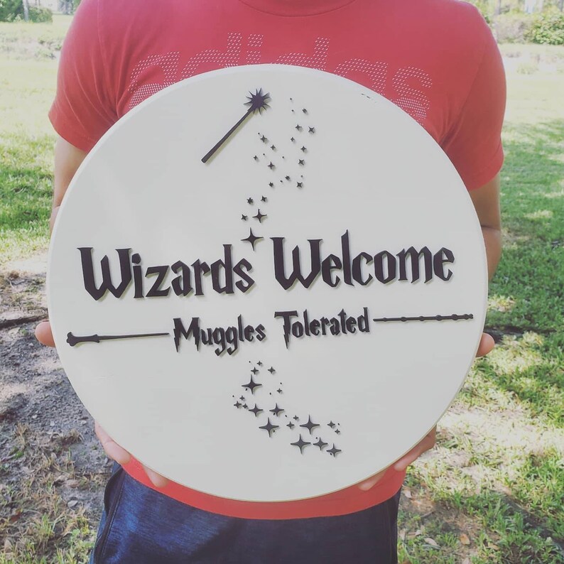 Wizards Welcome Sign - Etsy