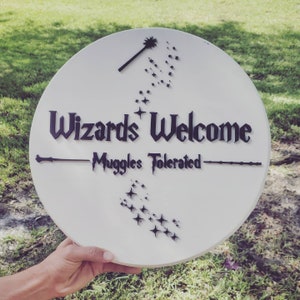 Wizards Welcome Sign - Etsy