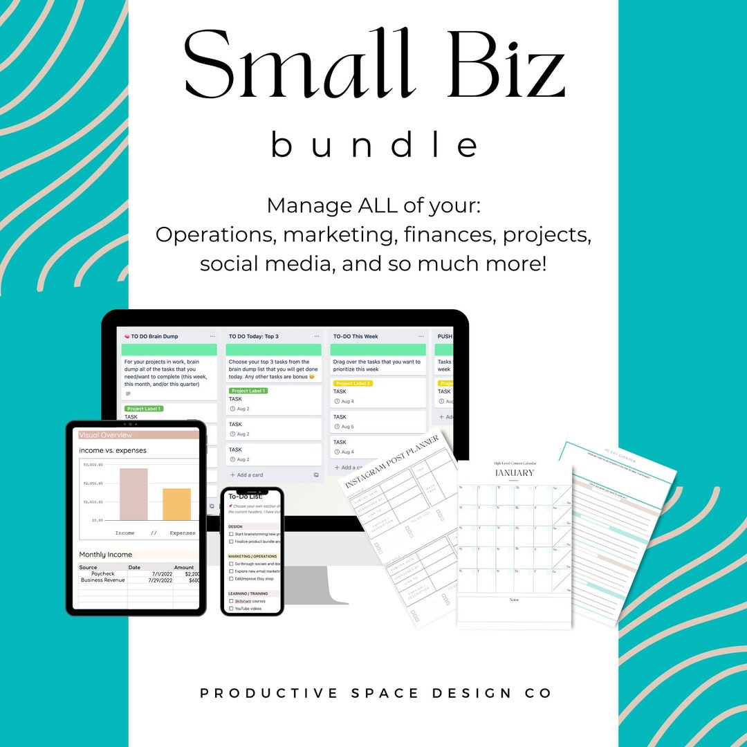 The Small Biz Bundle: Manage ALL Business Operations! Tools, Templates ...