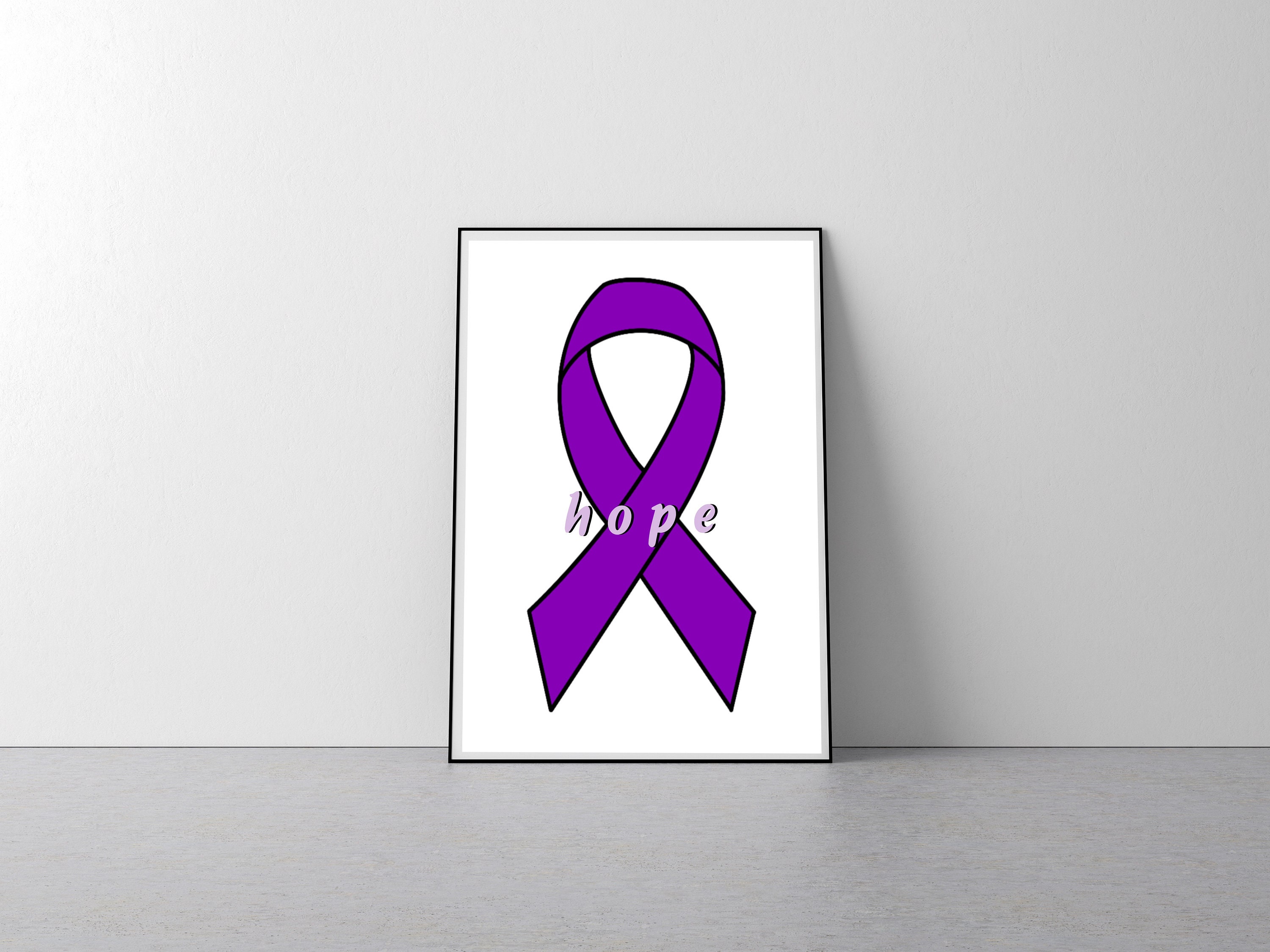 Pancreatic Cancer Ribbon Hope