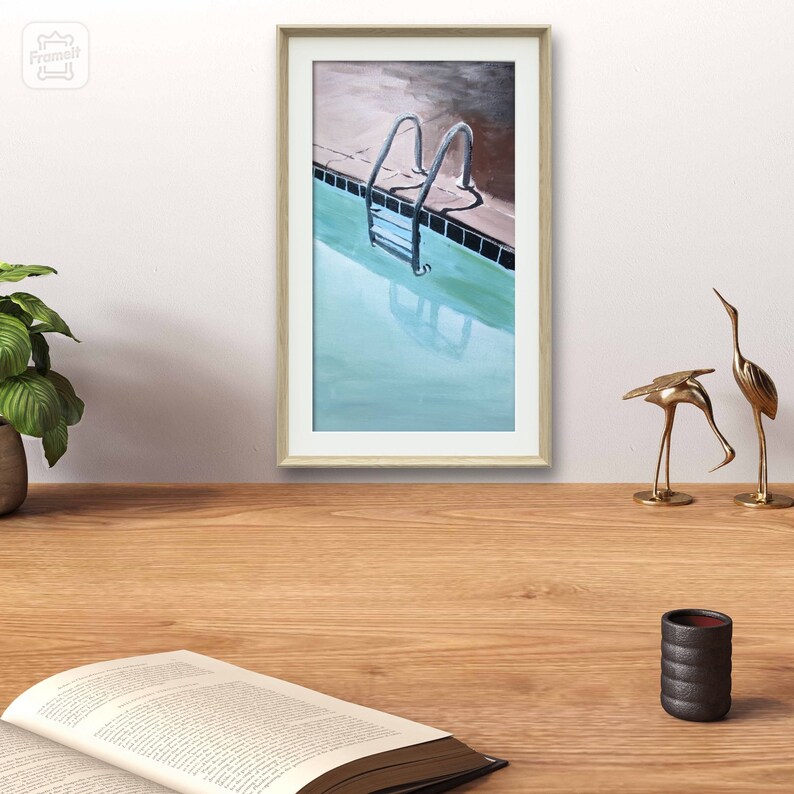 Swimming Pool PRINT - Etsy