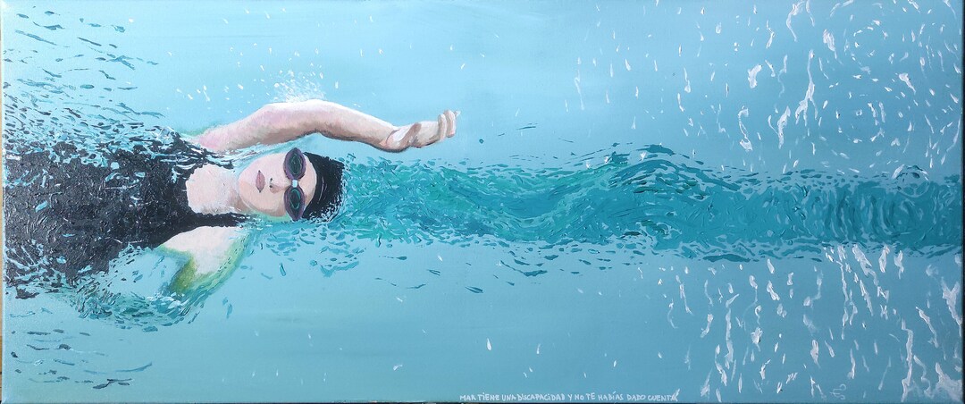 Swimmer PRINT - Etsy