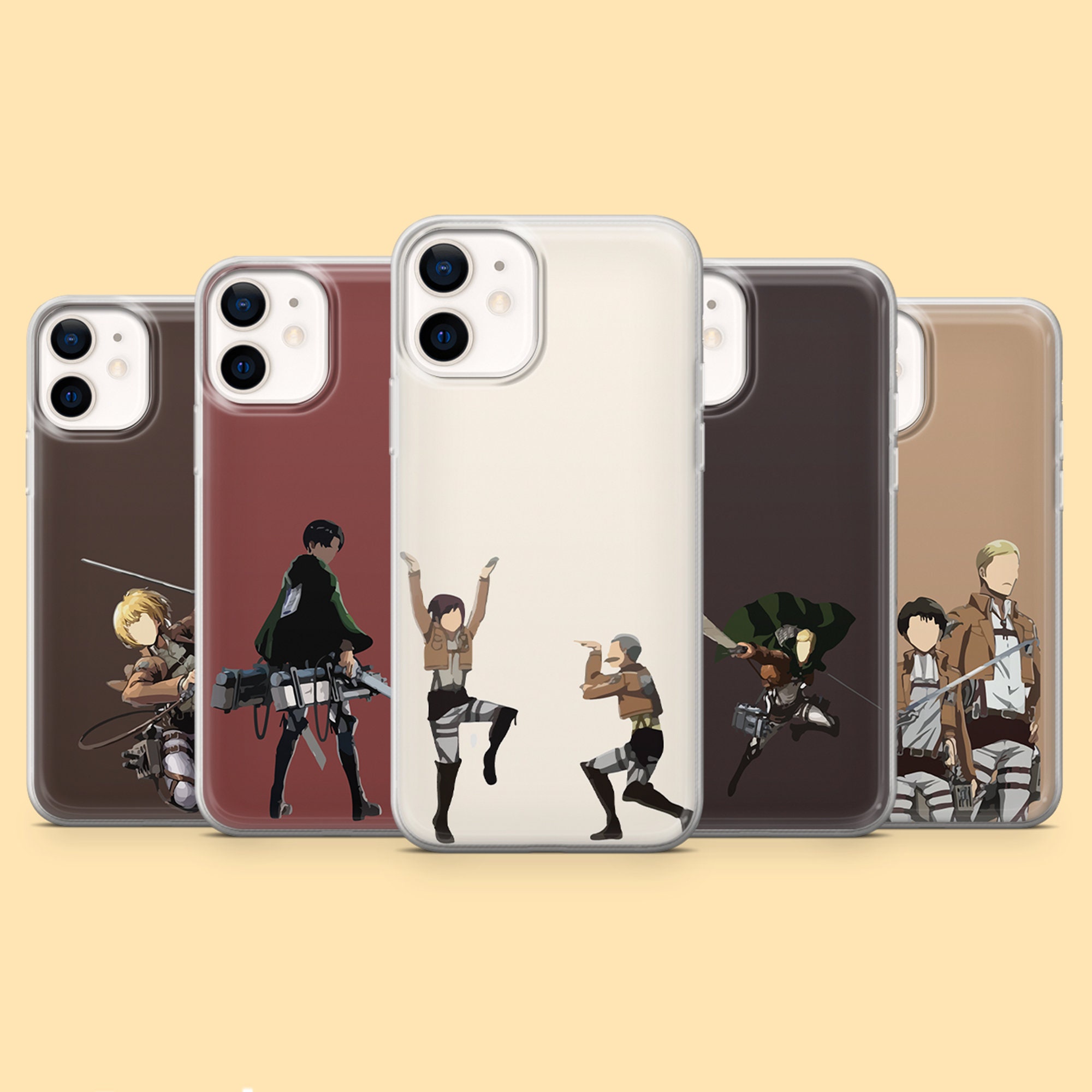Attack on Titan Phone Case AOT Cover for iPhone 12 11 Pro | Etsy