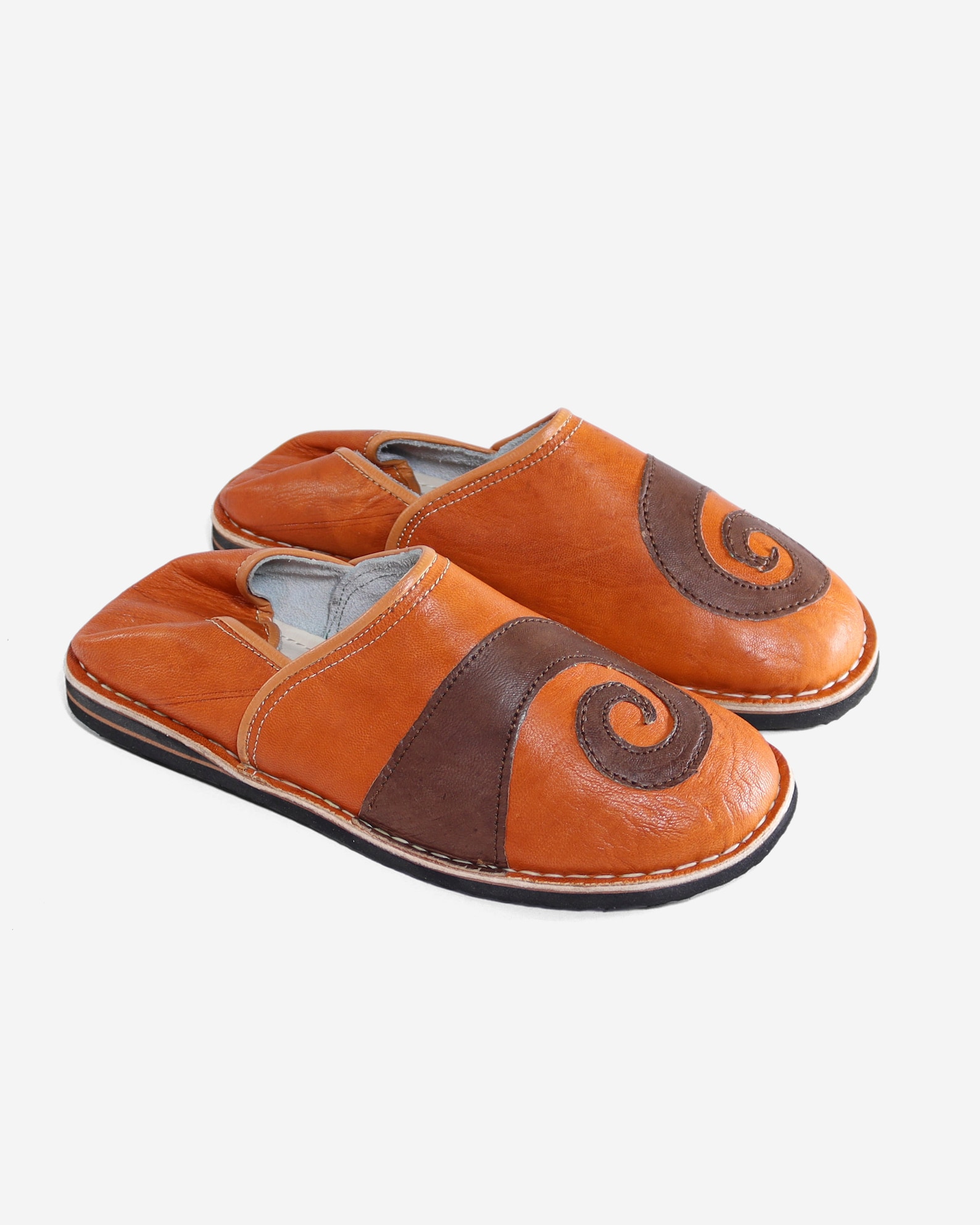 Babouche Shoe Moroccan Babouches Snail Morocco Leather - Etsy