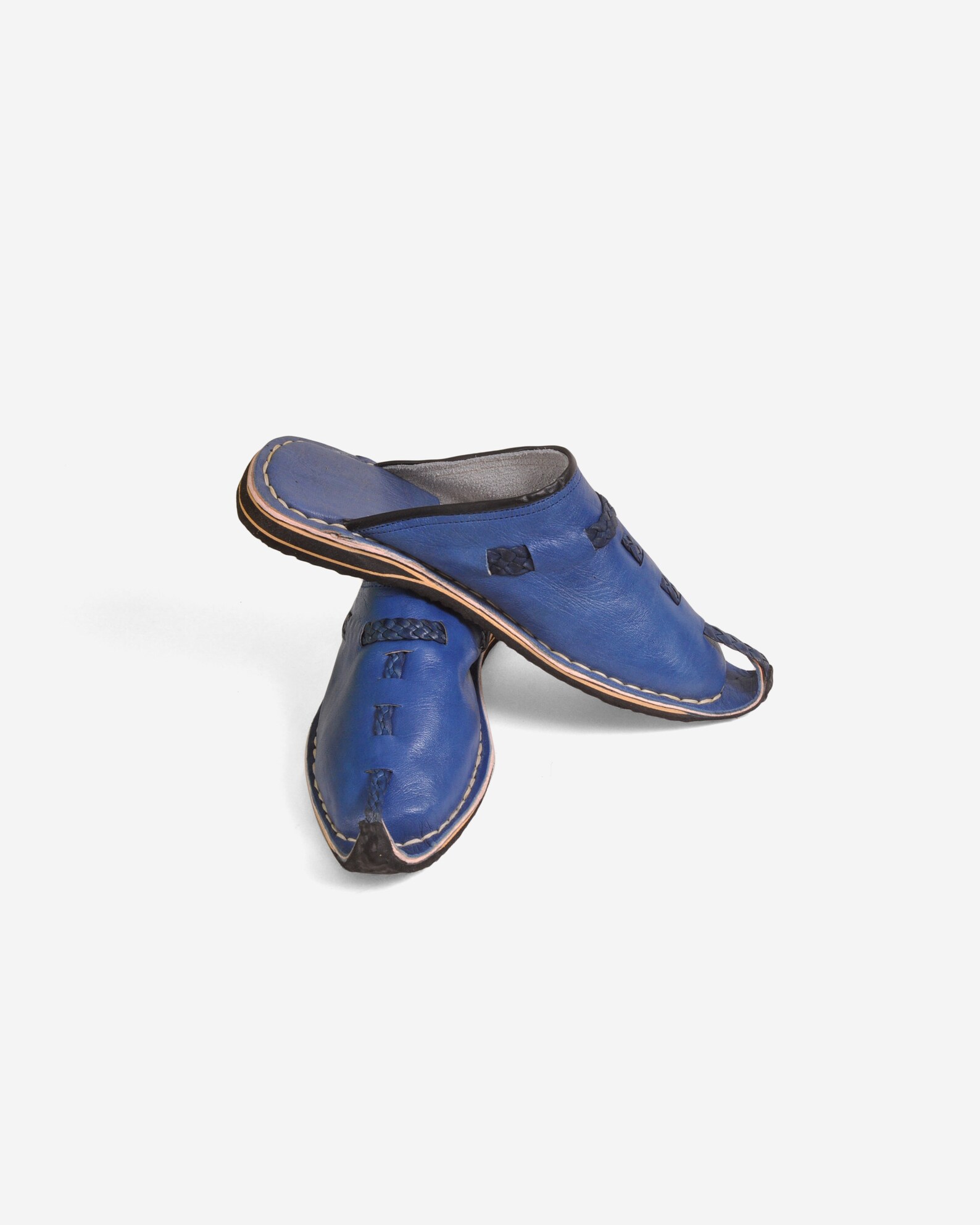 Leather Slippers Aladdin Babouche Moroccan Handmade - Etsy