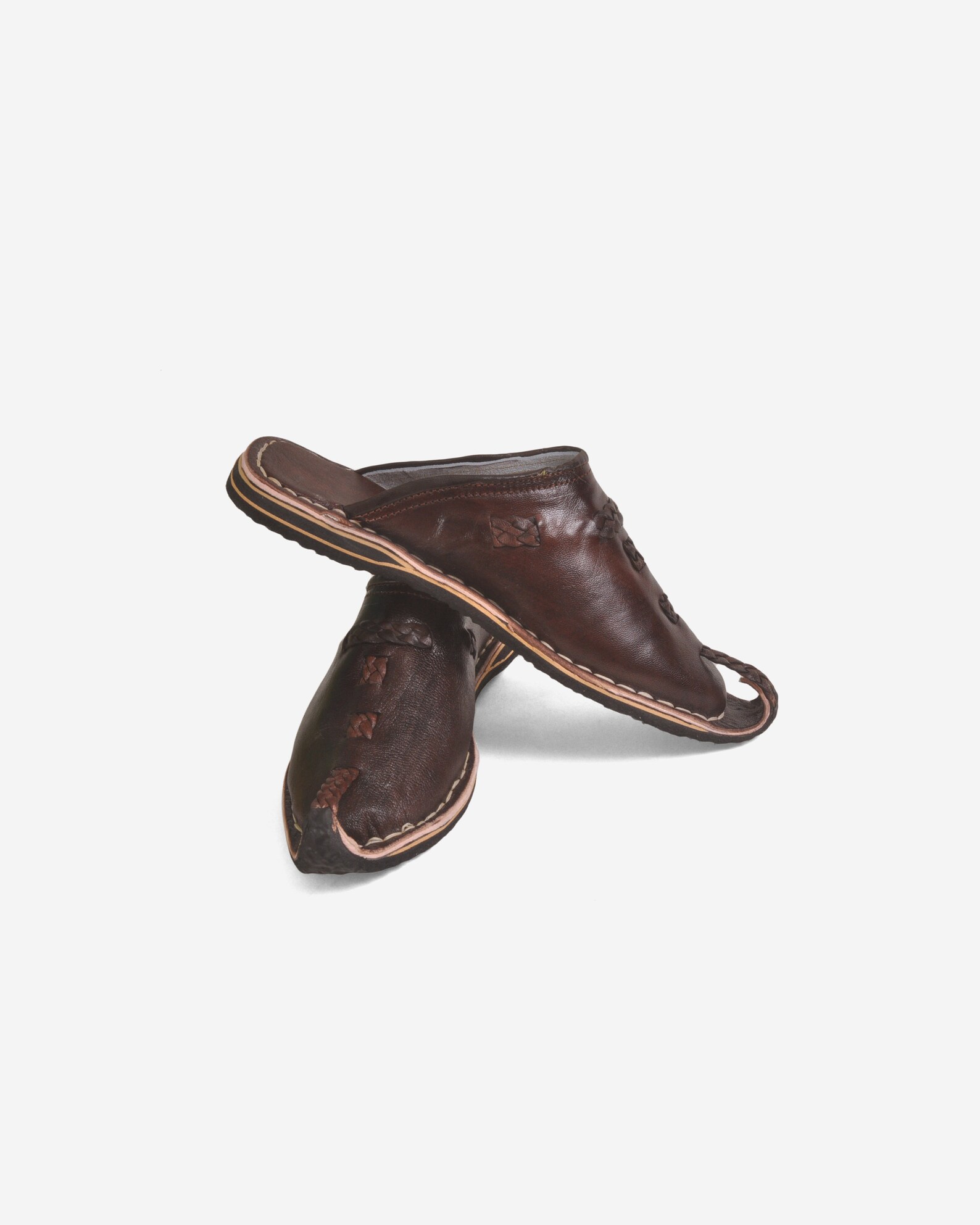 Leather Slippers Aladdin Babouche Moroccan Handmade - Etsy