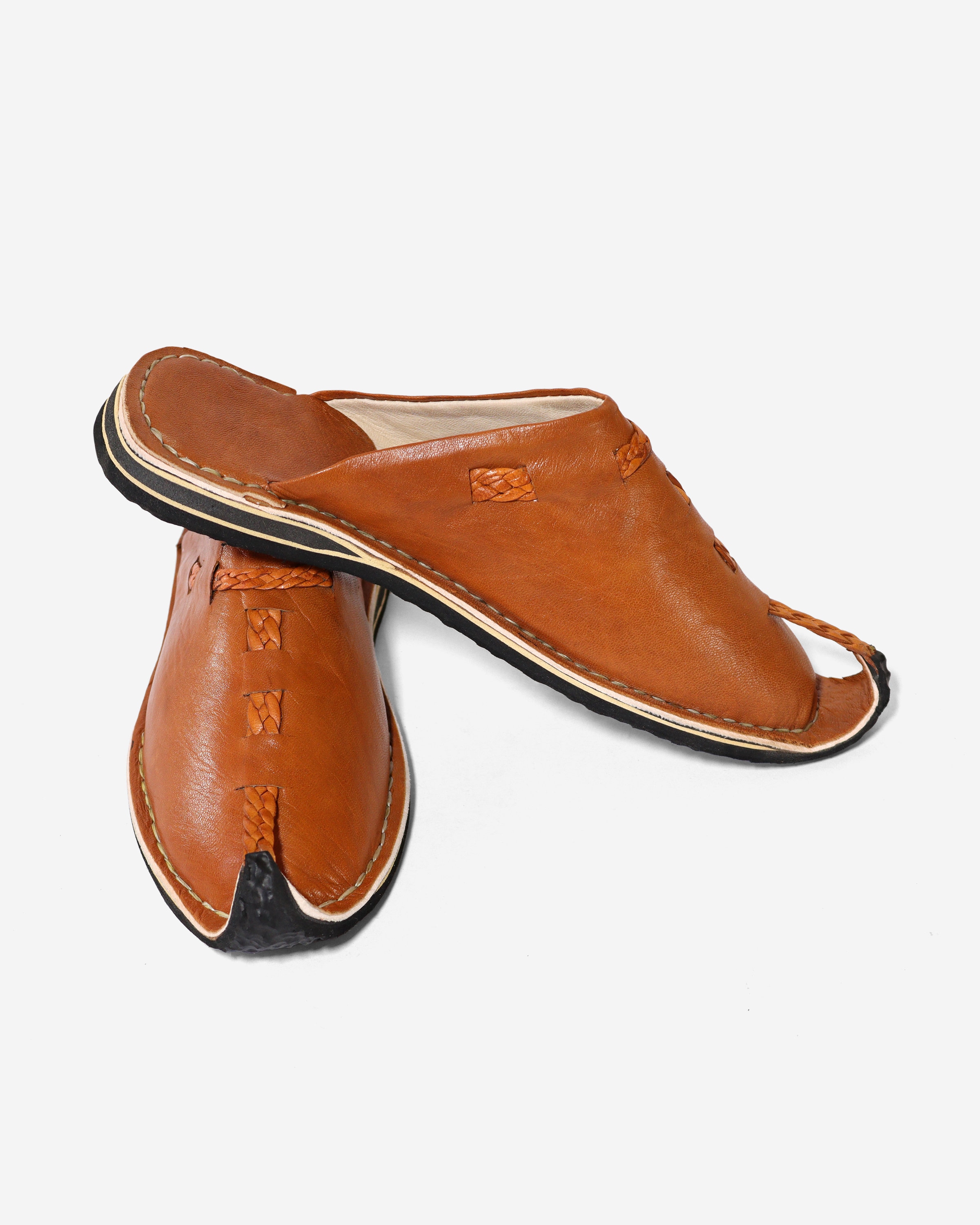 Leather Slippers Aladdin Babouche Moroccan Handmade | Etsy