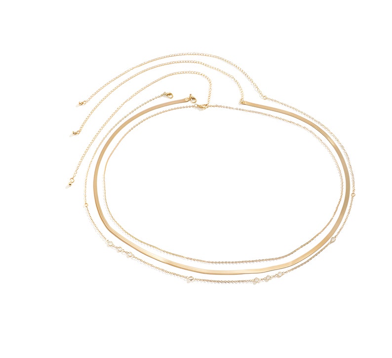 18 Karat Gold Party Minimal Waist Chain Waist Chains for Weight Loss ...