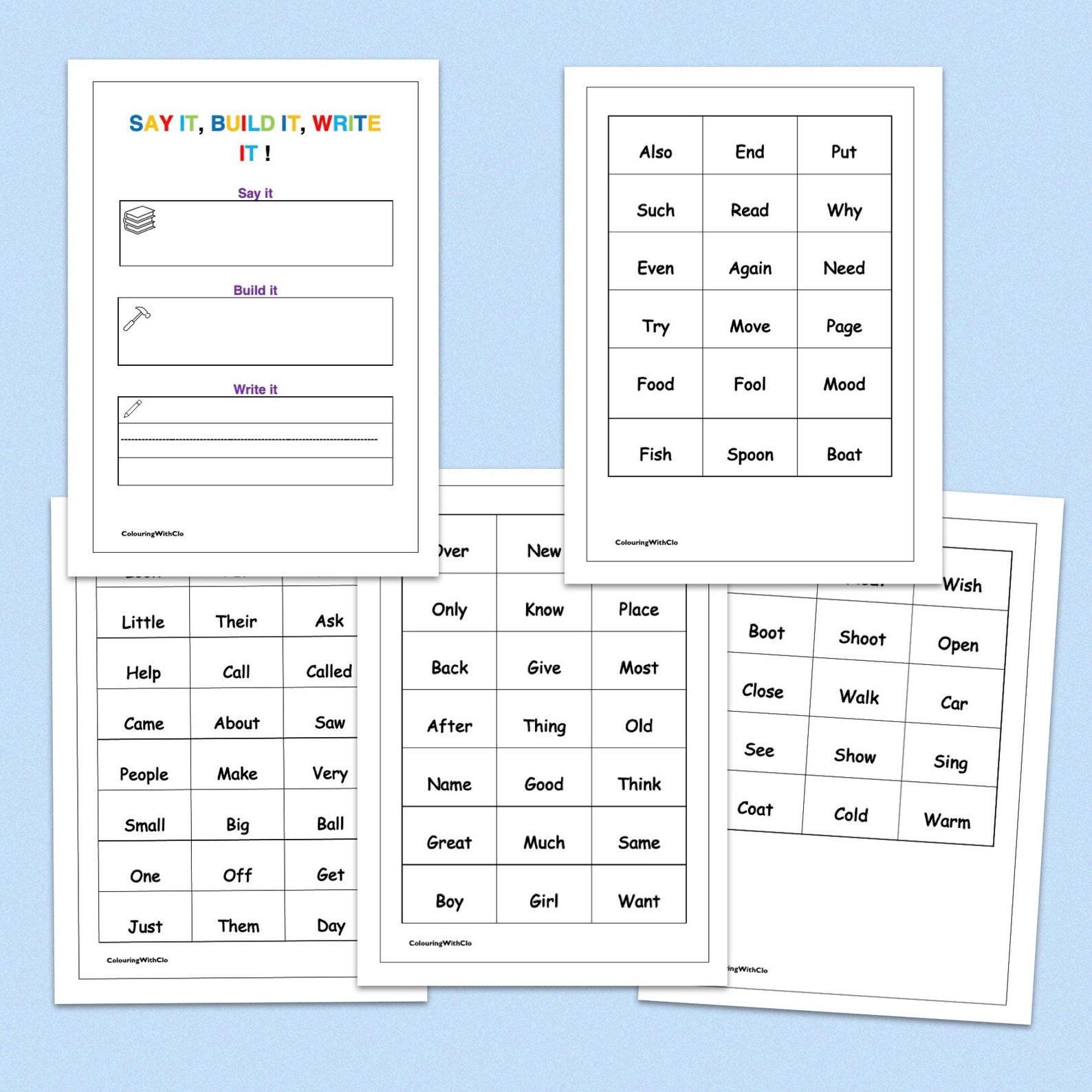 SIGHT READING. Digital/ printable worksheet .Homeschool & | Etsy