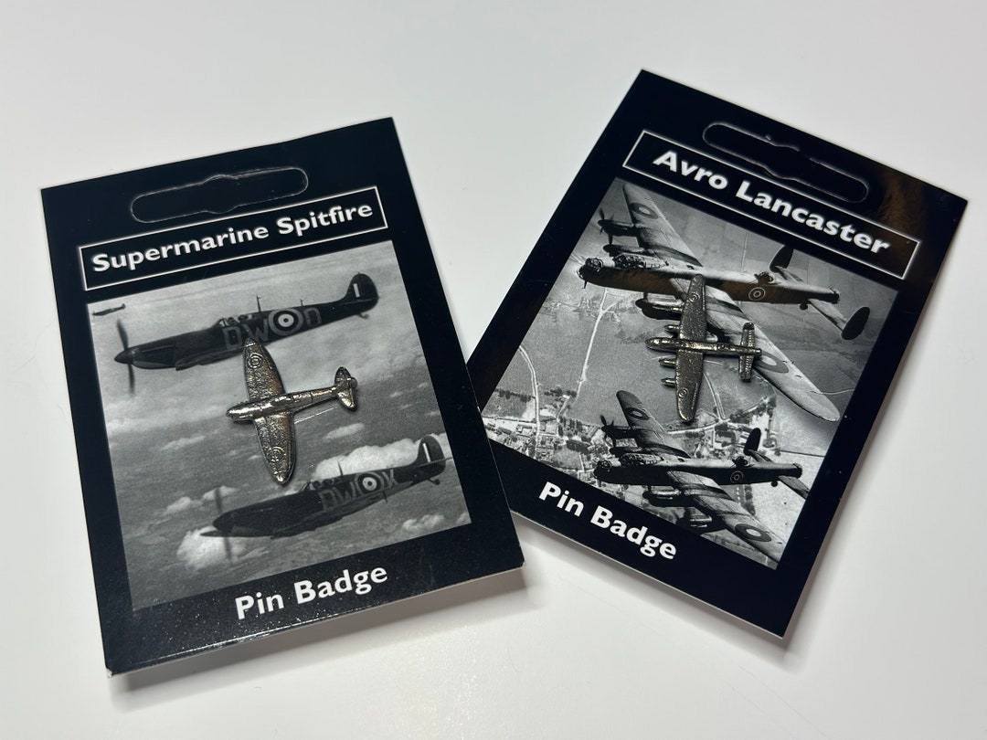 WWII Spitfire and Lancaster Pins - Etsy