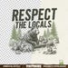Respect the Locals PNG - Vintage Wildlife Art (digital Download) - Etsy