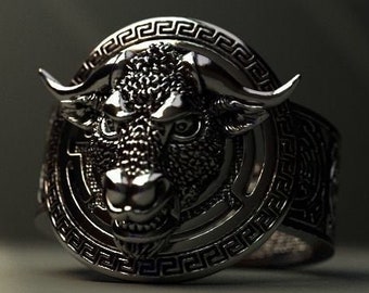 Men Minotaur Ring - Etsy