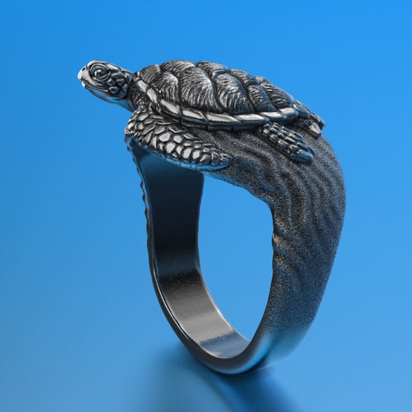 Turtle Shell Ring - Etsy