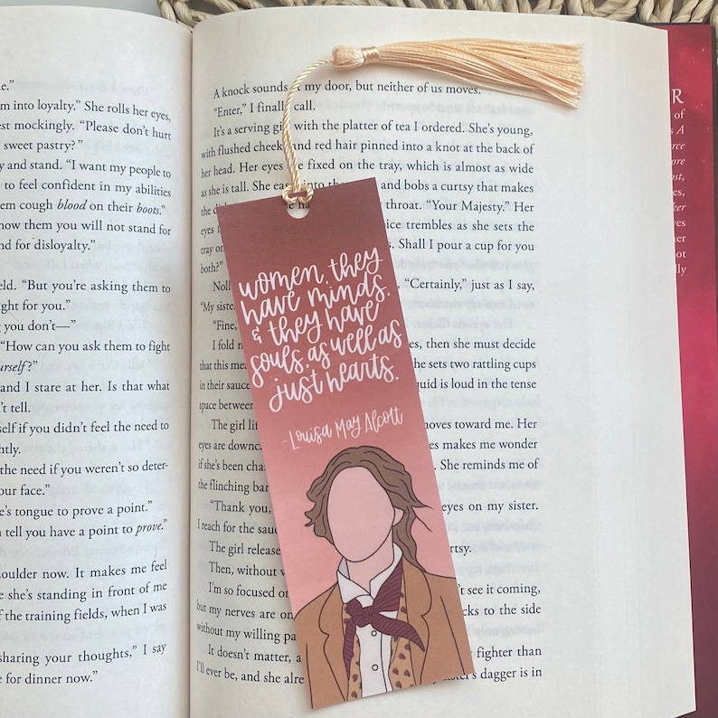 Little Women Inspired Bookmark Set - Jo, Amy, Beth, Meg, Quotes ...