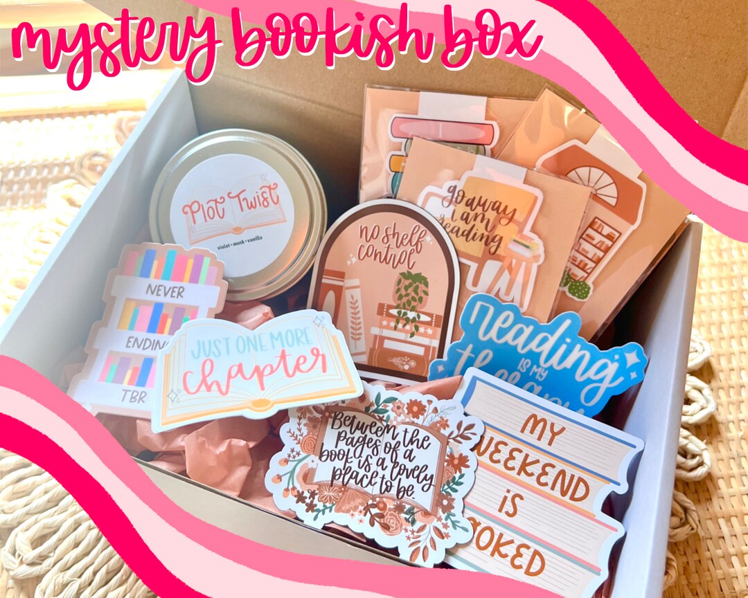 Mystery Bookish Box - Surprise, Book Lover, Christmas Gift, Candle ...