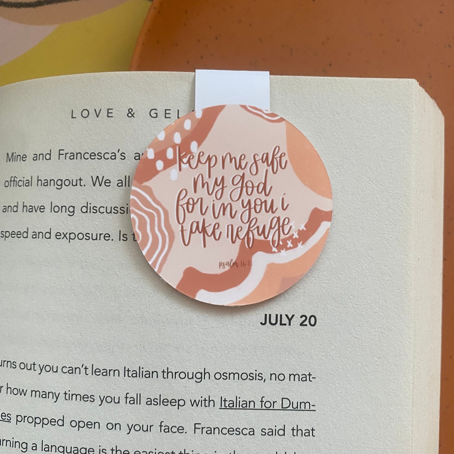 Bible Verse Magnetic Bookmarks - Funky, Retro, Circle, Reading, Books ...