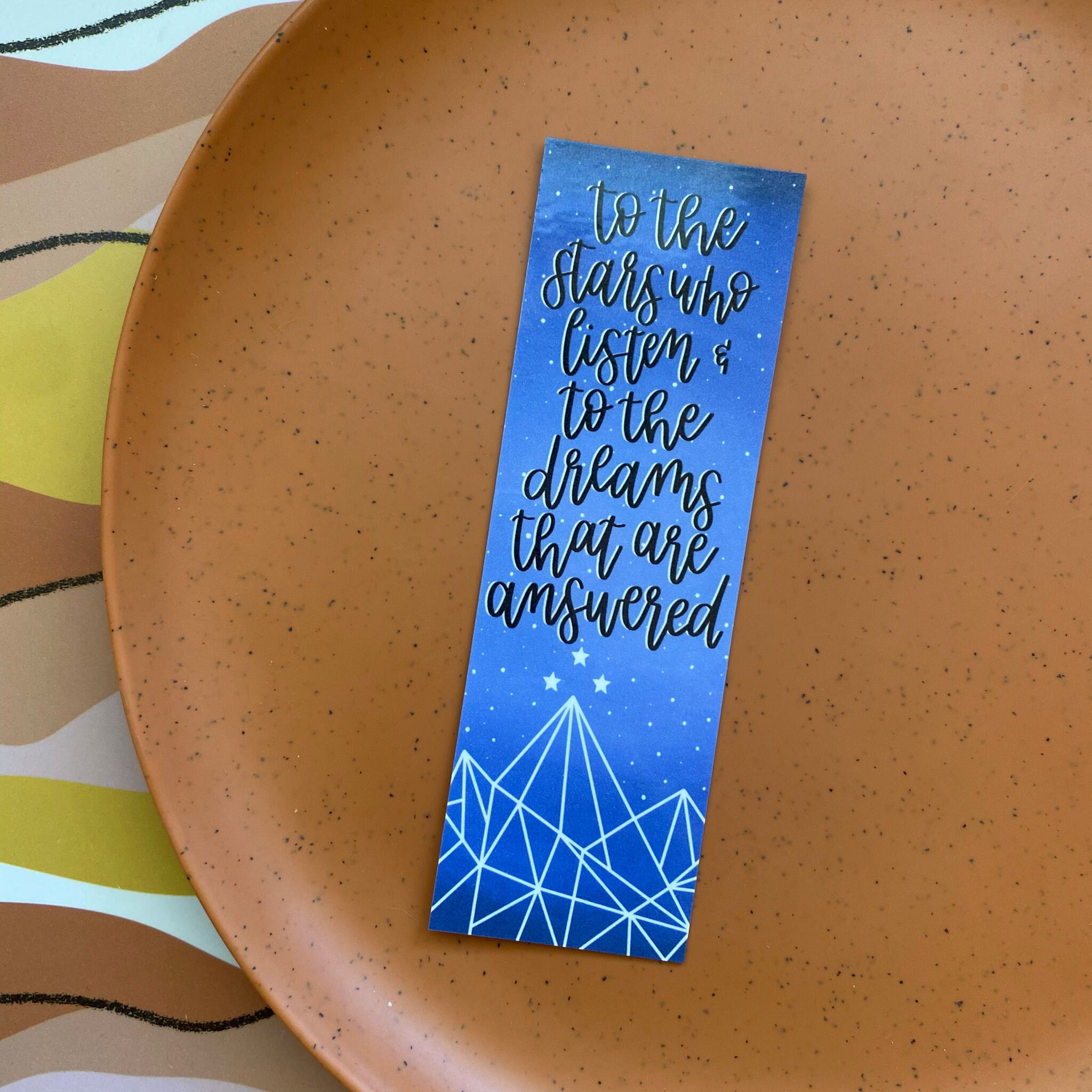 To The Stars Who Listen And To The Dreams That Are Answered | Etsy