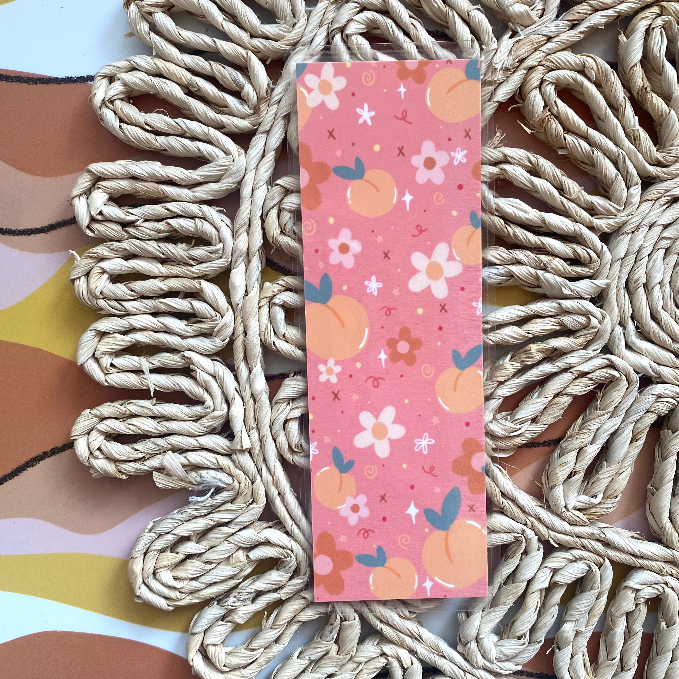 Fruit Laminated Bookmarks - Strawberry, Orange, Peach, Pineapple ...
