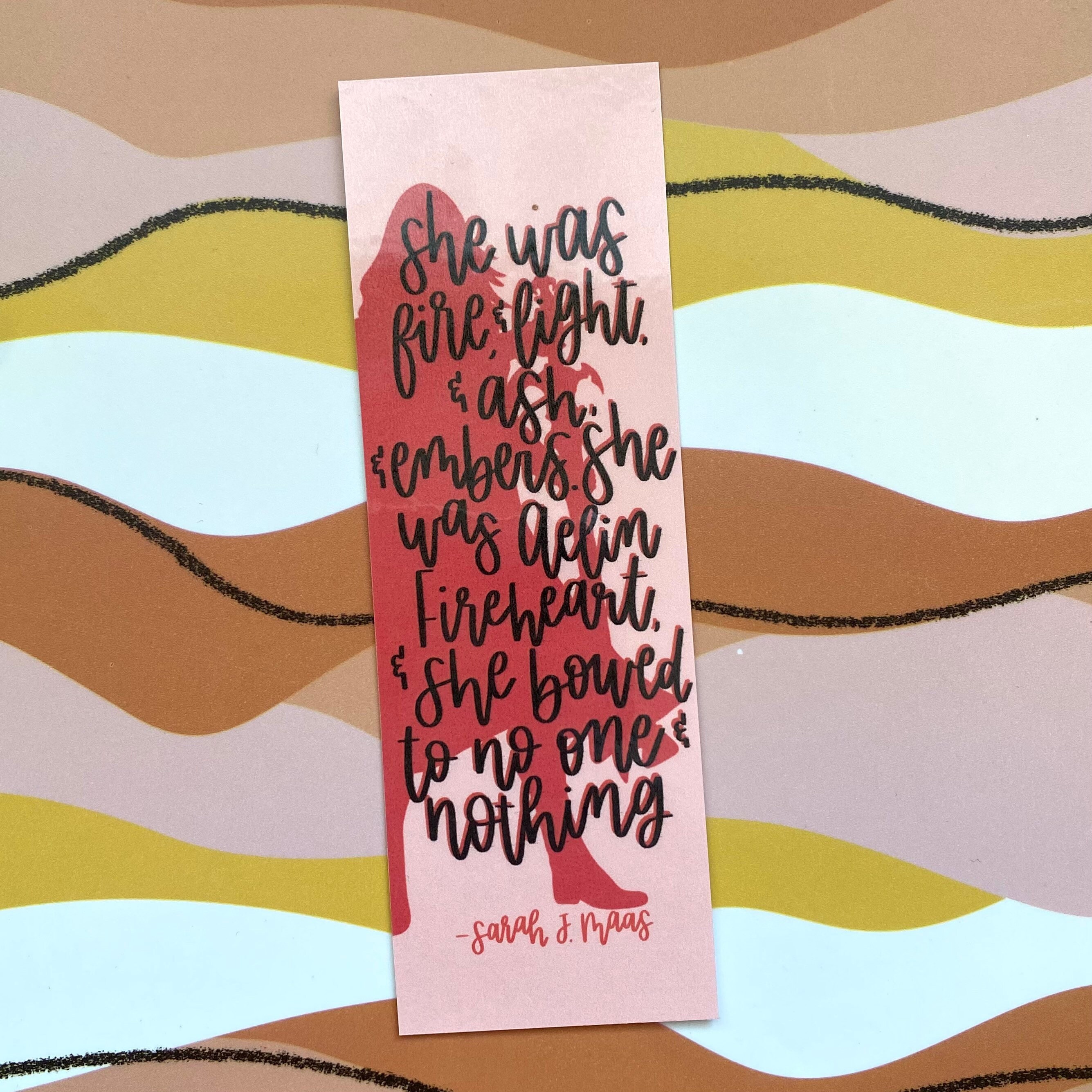 Tog Inspired Bookmark Set - Handmade, Laminated, Reader, Fandom, Quotes ...