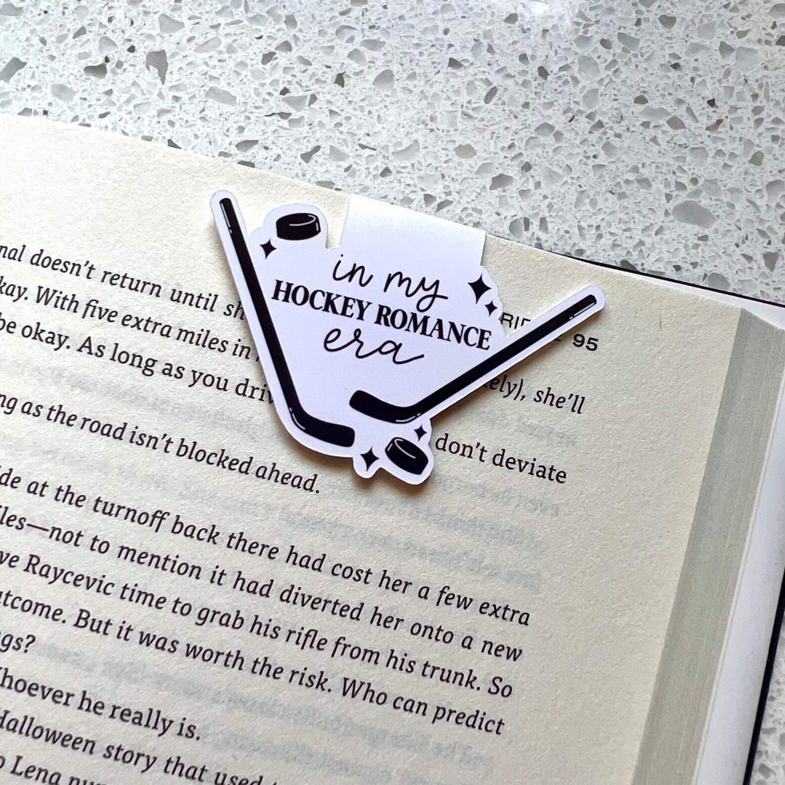 In My Hockey Romance Era Magnetic Bookmark - Reader, Book Lover ...