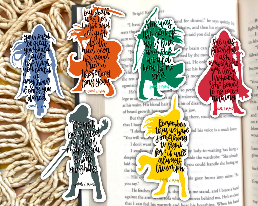 Tog Inspired Vinyl Stickers - Matte, Quotes, Fandom, Merch, SJM ...