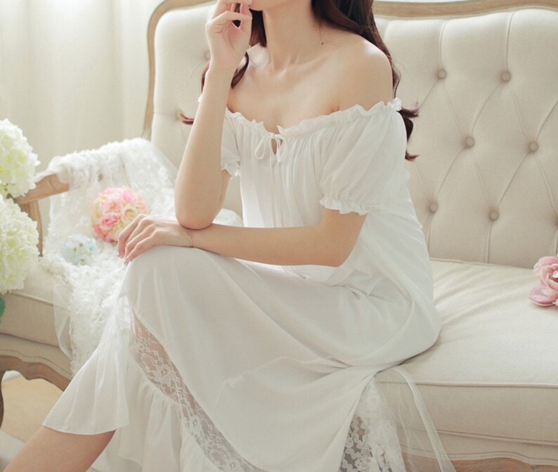 Bohemian Nightgown Handmade Nightgown Ladies Classic - Etsy