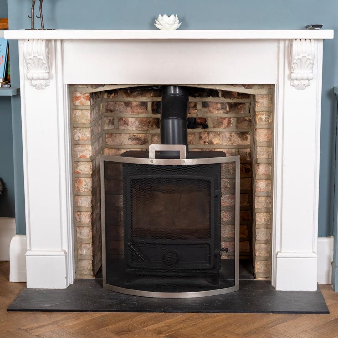 Curved Fire Screen / Fire Guard - 60cm - Etsy