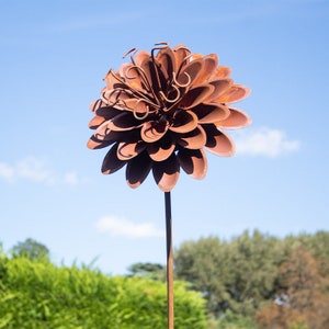 Handmade Metal Flower Plant Stakes - Etsy