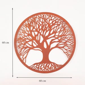 Rustic Tree of Life Wall Art With Roots - Etsy