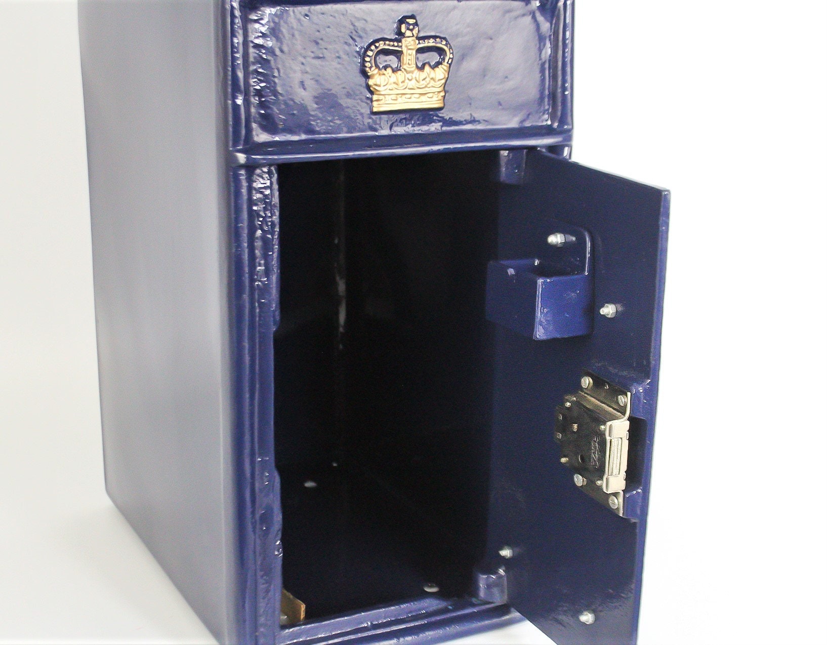 Scottish Cast Iron Royal Blue Post Box Cast Iron Letterbox | Etsy UK