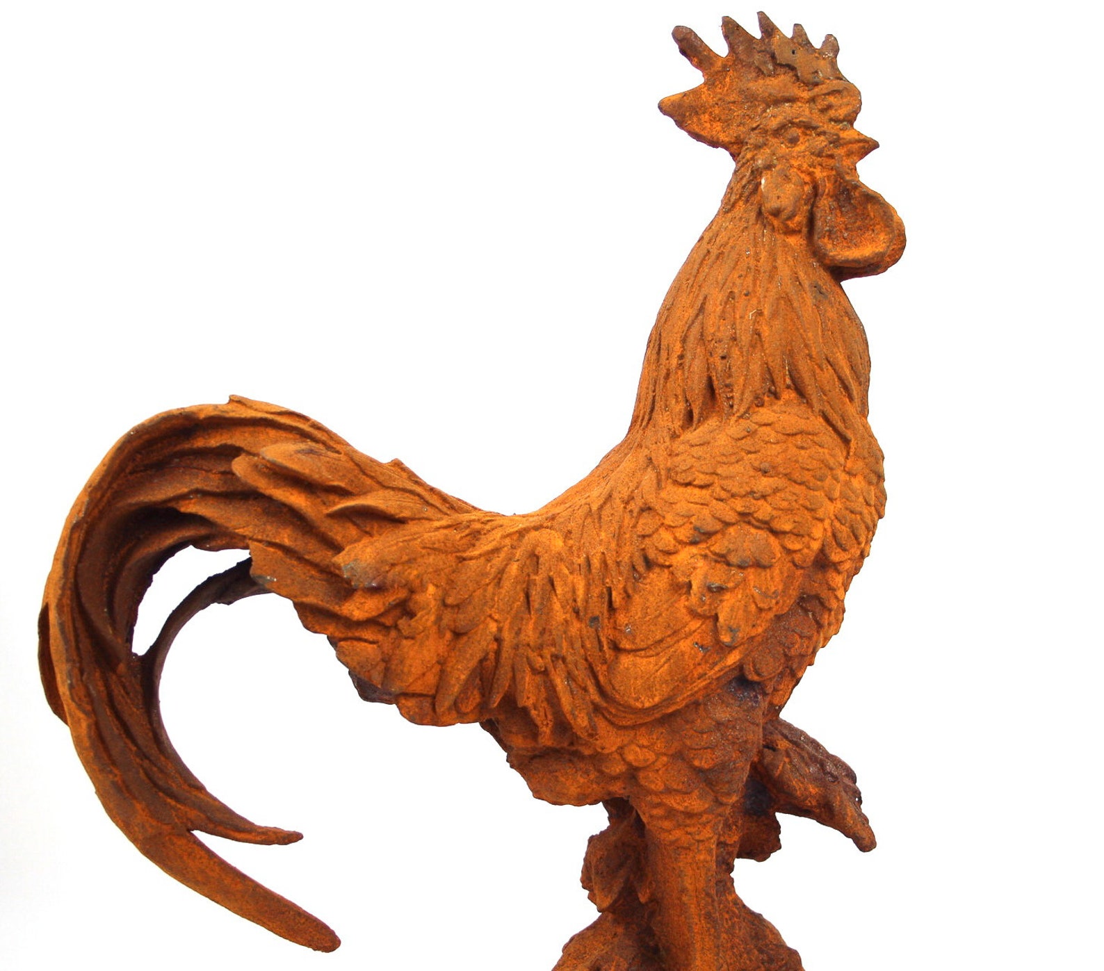 Large Cast Iron Cockerel Heavy Duty Garden Home Interior | Etsy