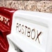 Cast Iron Post Box Mail Box Front - Etsy