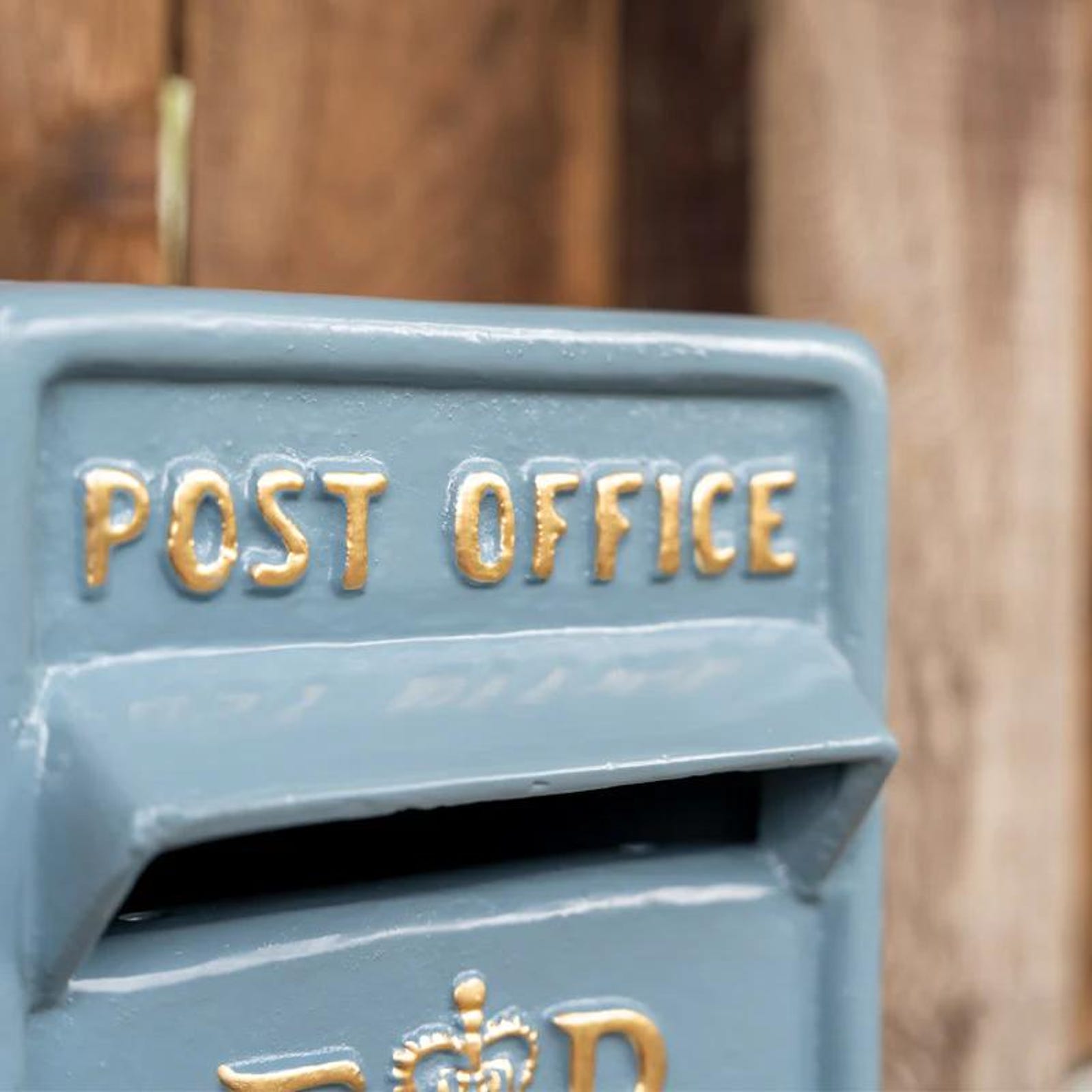 Grey ER Wall Mounted Post Box - Etsy
