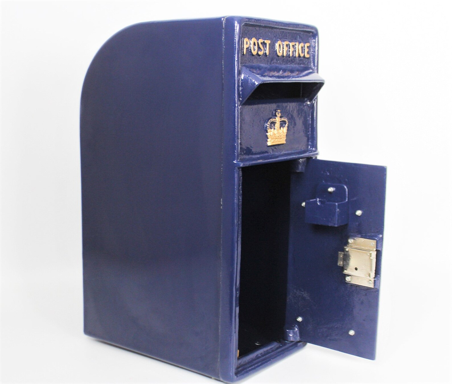 Scottish Cast Iron Royal Blue Post Box Cast Iron Letterbox - Etsy