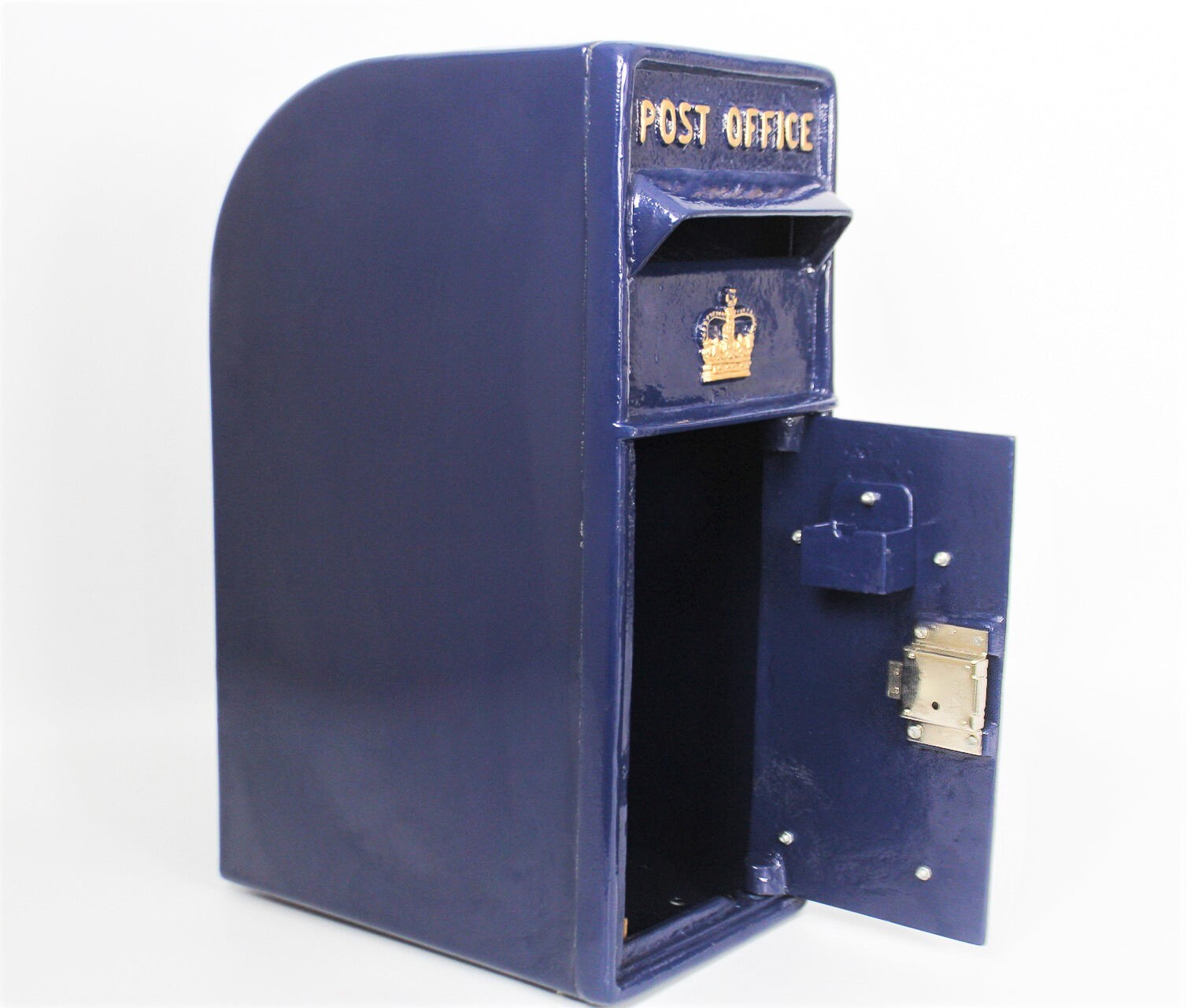 Scottish Cast Iron Royal Blue Post Box Cast Iron Letterbox - Etsy