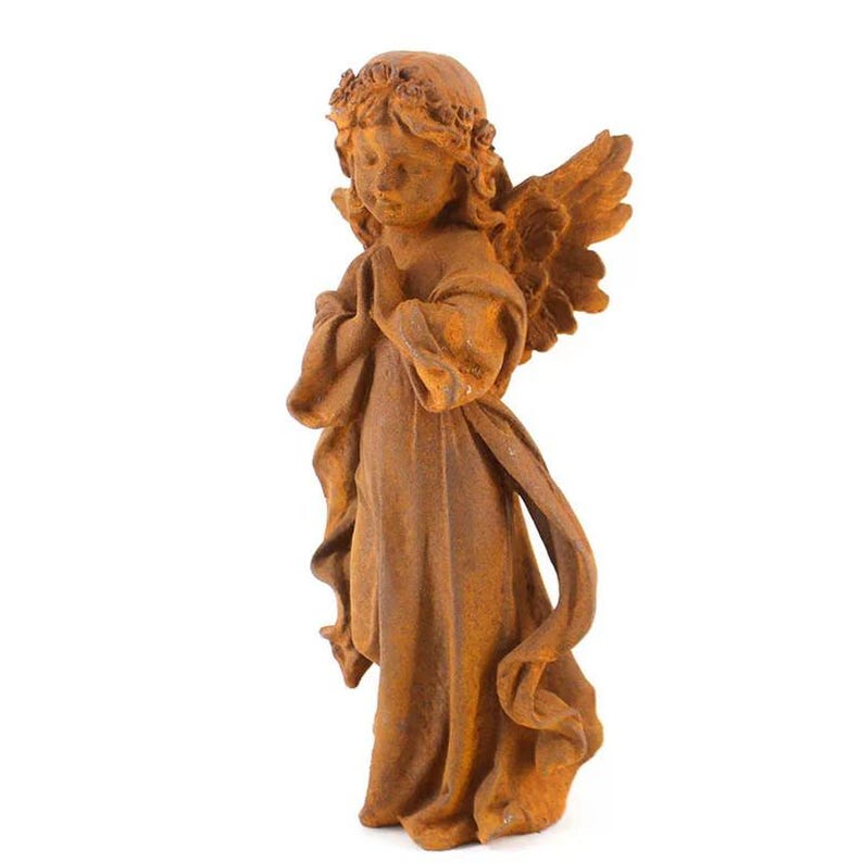 Garden Fairy Angel - Cast Iron Garden Statue Outdoor Decor Ornament - Etsy