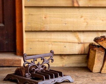 Cast Iron Boot Scaper Welly Boot Cleaner Shoe Scraper Gardener Gift ...