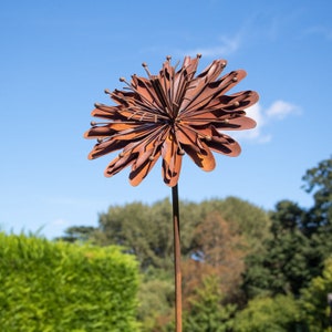 Handmade Metal Flower Plant Stakes - Etsy