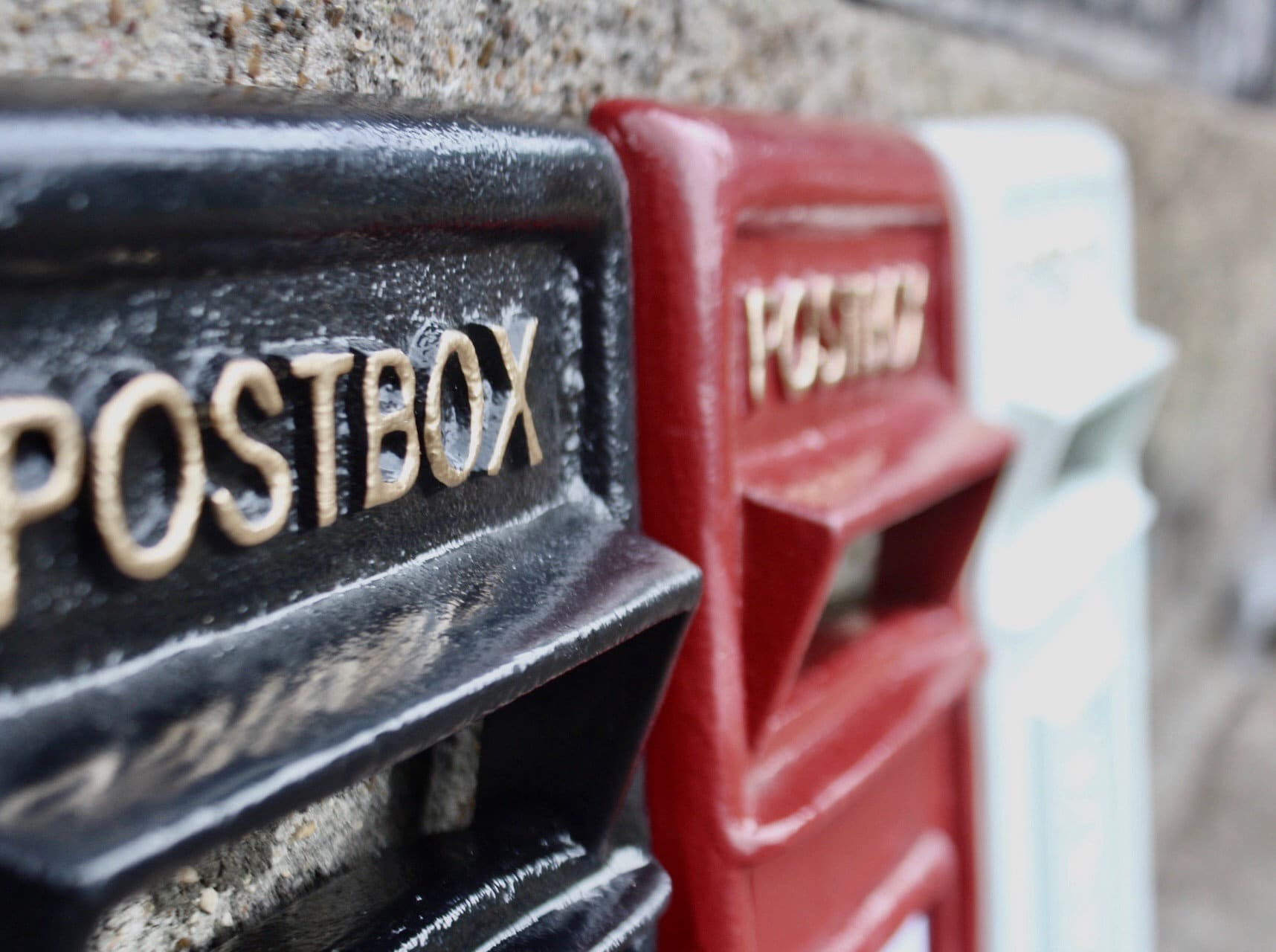 Cast Iron Post Box Mail Box Front - Etsy