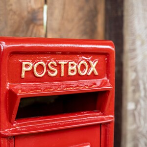 Red Wall Mounted Mailbox Letterbox Post Box - Etsy