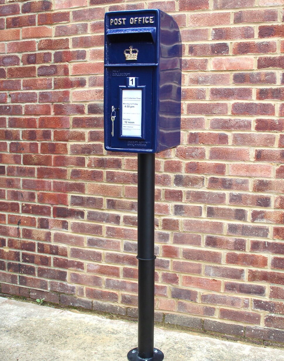 Scottish Cast Iron Royal Blue Post Box Cast Iron Letterbox | Etsy UK